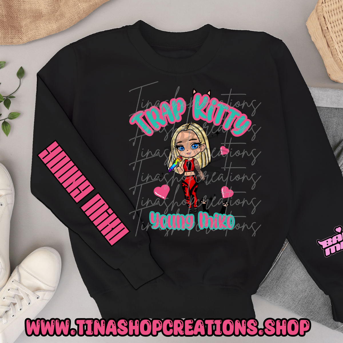 Young Miko Art Inspired T-Shirt, Sweatshirt, and Hoodie - Stunning Des ...